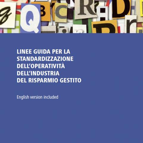 Linee Guida per la standardizzazione dell’operatività dell’industria ...